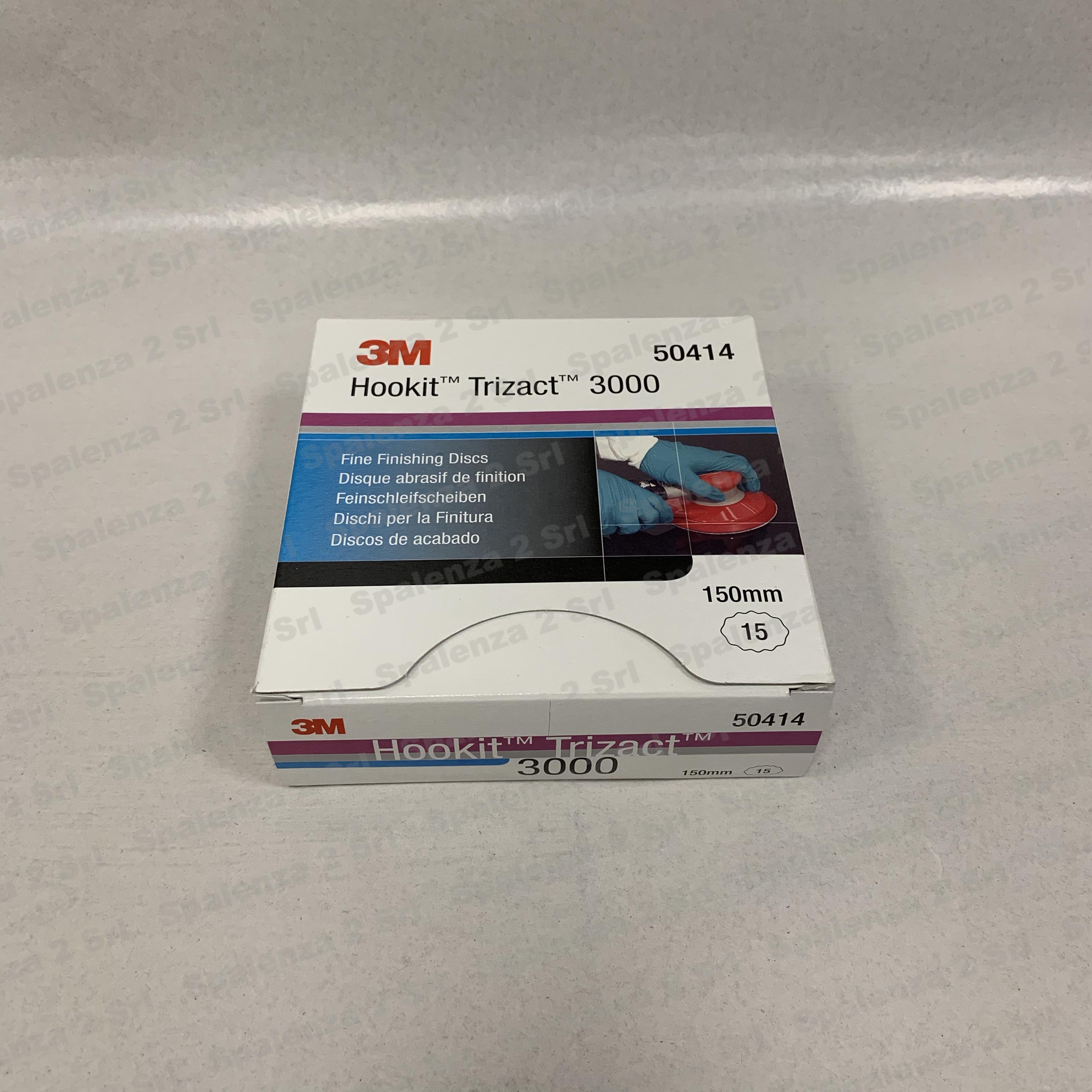 3M Disco Trizact Serie 443 Ø 150 P. 3000 Pz. 15 Cod. 50414 - Spalenza 2 SRL