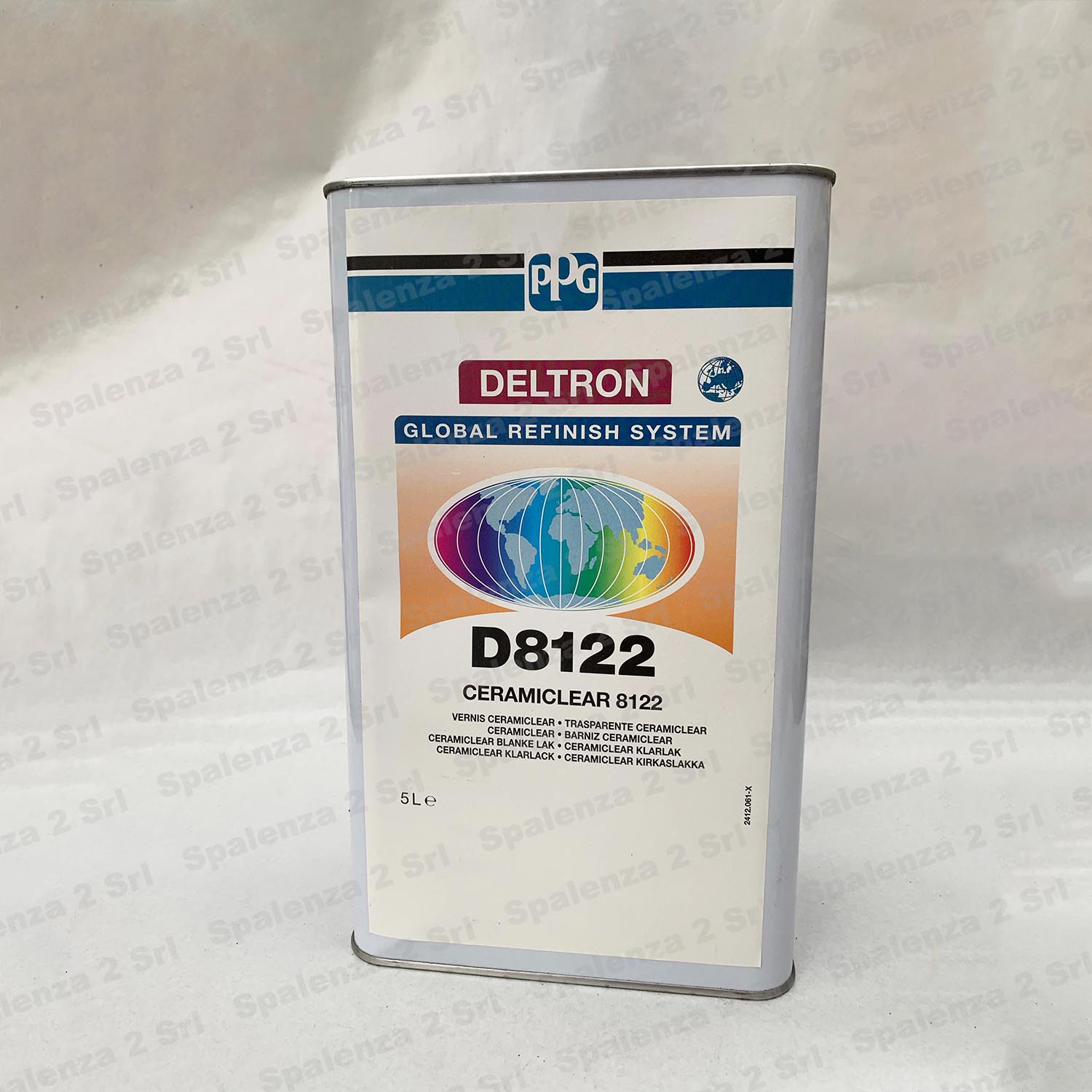 PPG Trasparente Antigraffio Ceramiclear Codice D8122 Lt. 5 - Spalenza 2 SRL