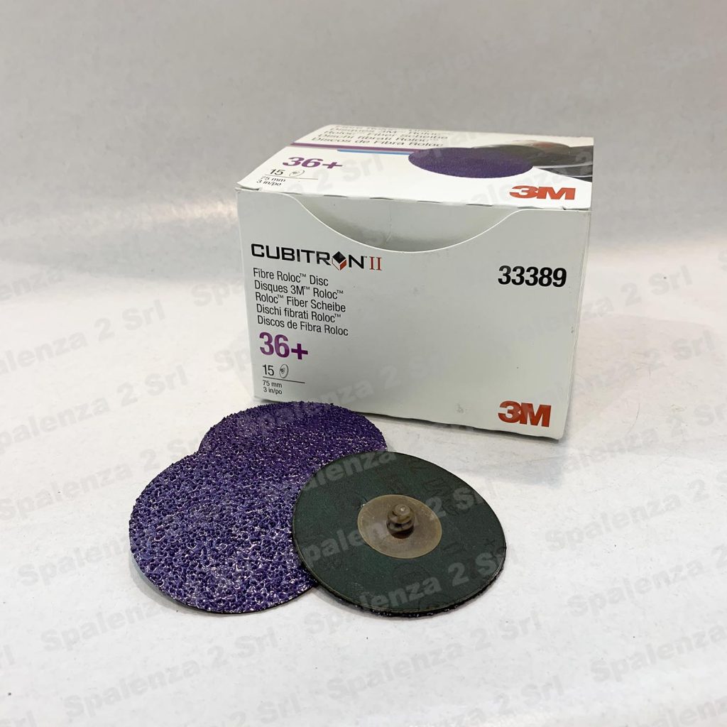 3M Disco Roloc Cubitron Ø 75 P. 36 Codice 33389 Pz. 15 - Spalenza 2 SRL